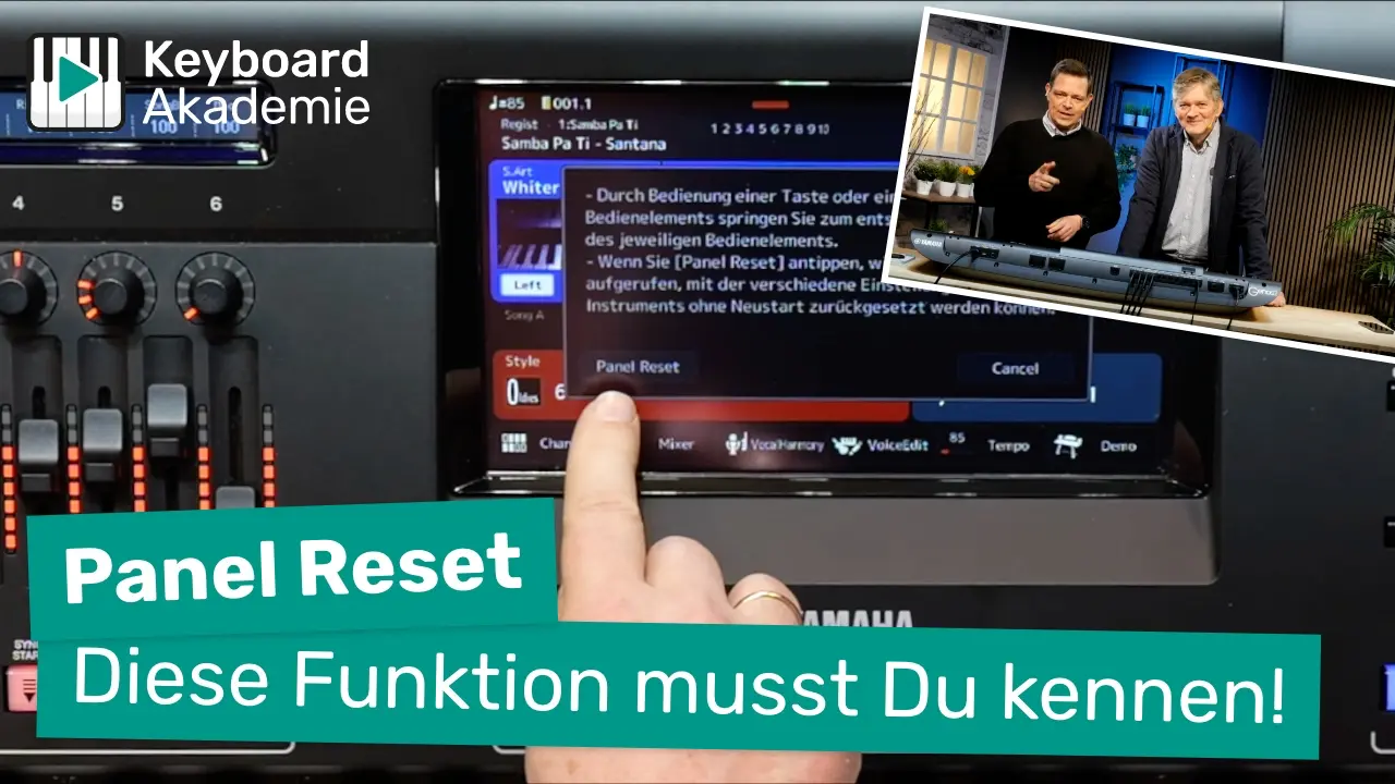 Panel Reset in Genos2– you have to know this function! - Keyboard Academy