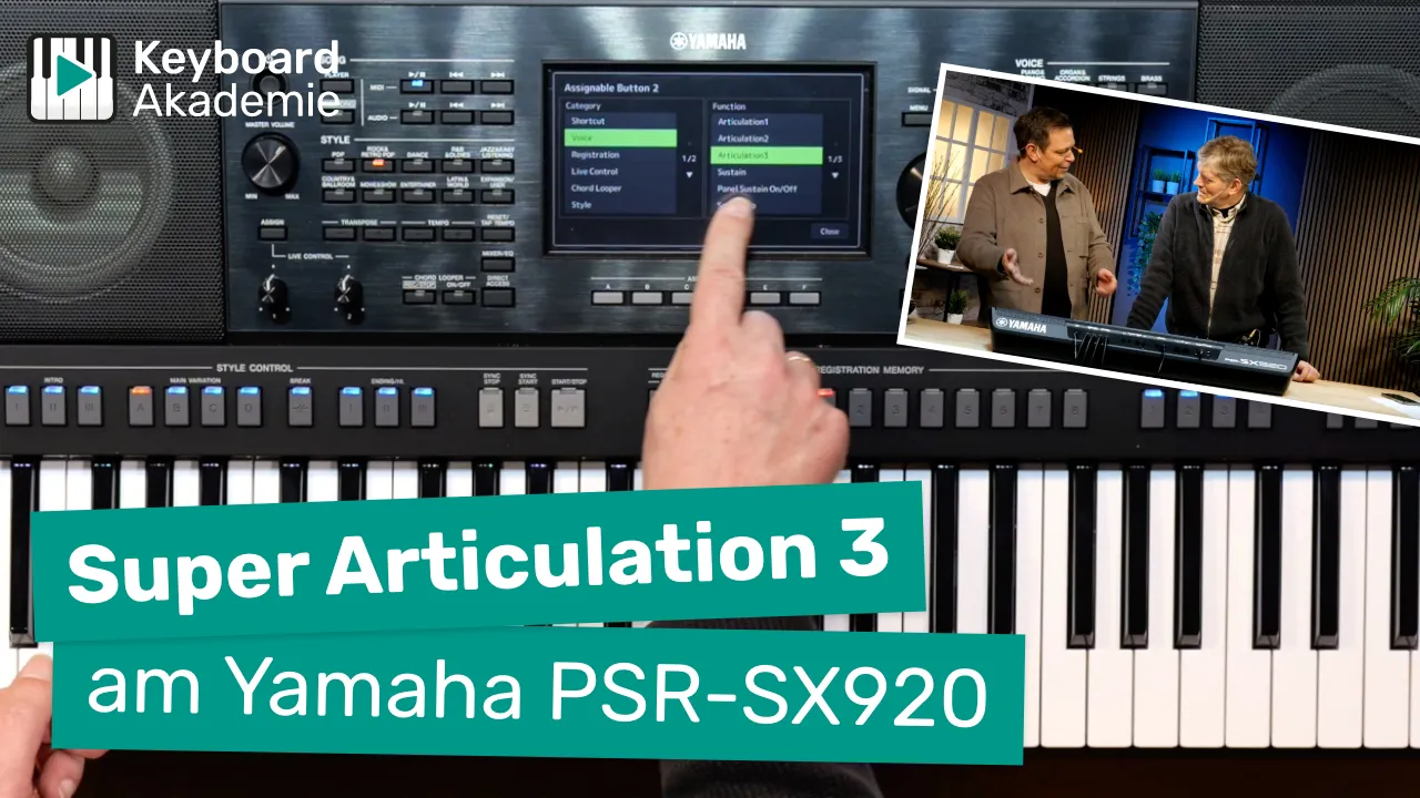 Super Articulation 3 on the Yamaha PSR-SX920 - Keyboard Academy