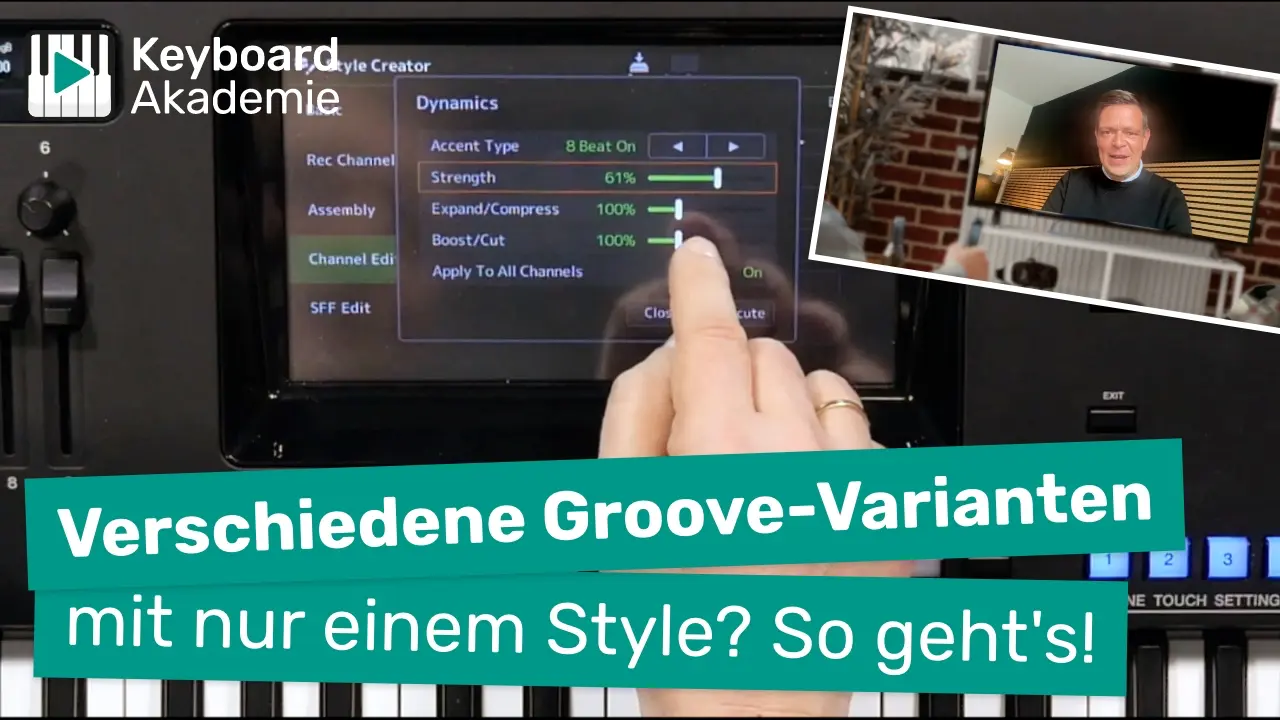 Different groove variations with just one style? That's how it's done ...