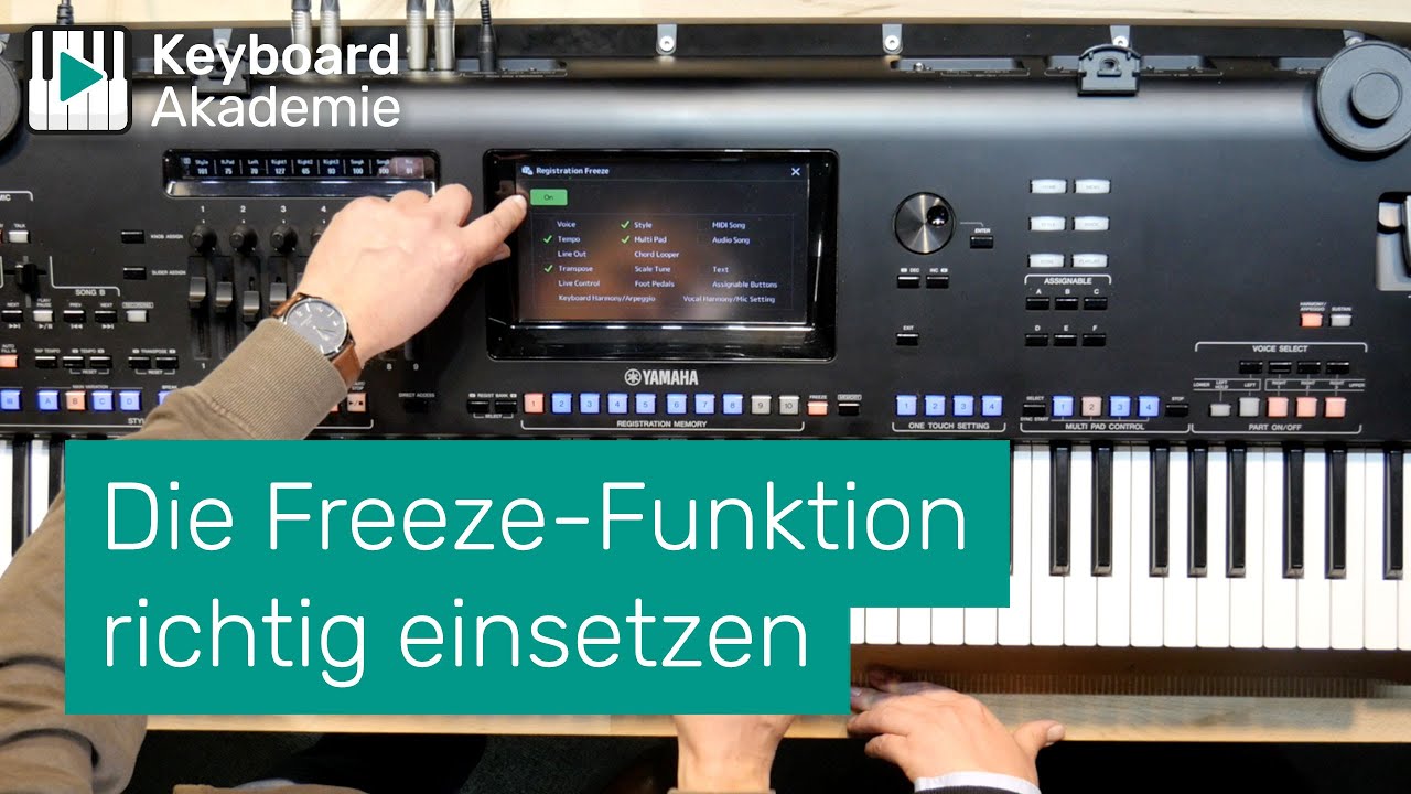 How to use the freeze function correctly | Power tip - Keyboard Academy